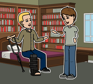 Storyboard That: Gene's Friendship in "A Separate Peace"