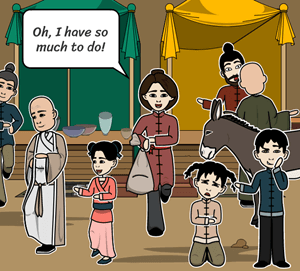 Storyboard Vocabulary: "Where the Mountain Meets the Moon"