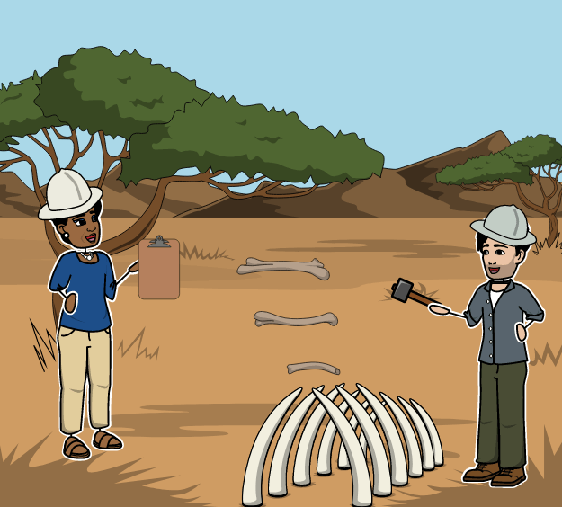 Vocabulaire des Premiers Humains : Activités de Storyboard