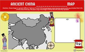 Ancient China Map: Geography & Resources - StoryboardThat