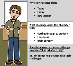 Mr. Terupt Characters: Free Storyboard Map & Activities