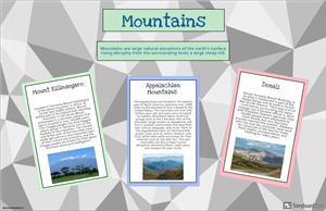 Landform Research: Engaging Project with Storyboard That