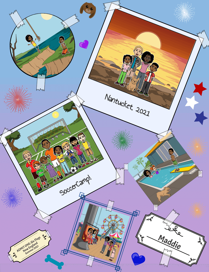 Nyári Scrapbook Tevékenység K-2 | Vissza az Iskolai Tevékenységekhez