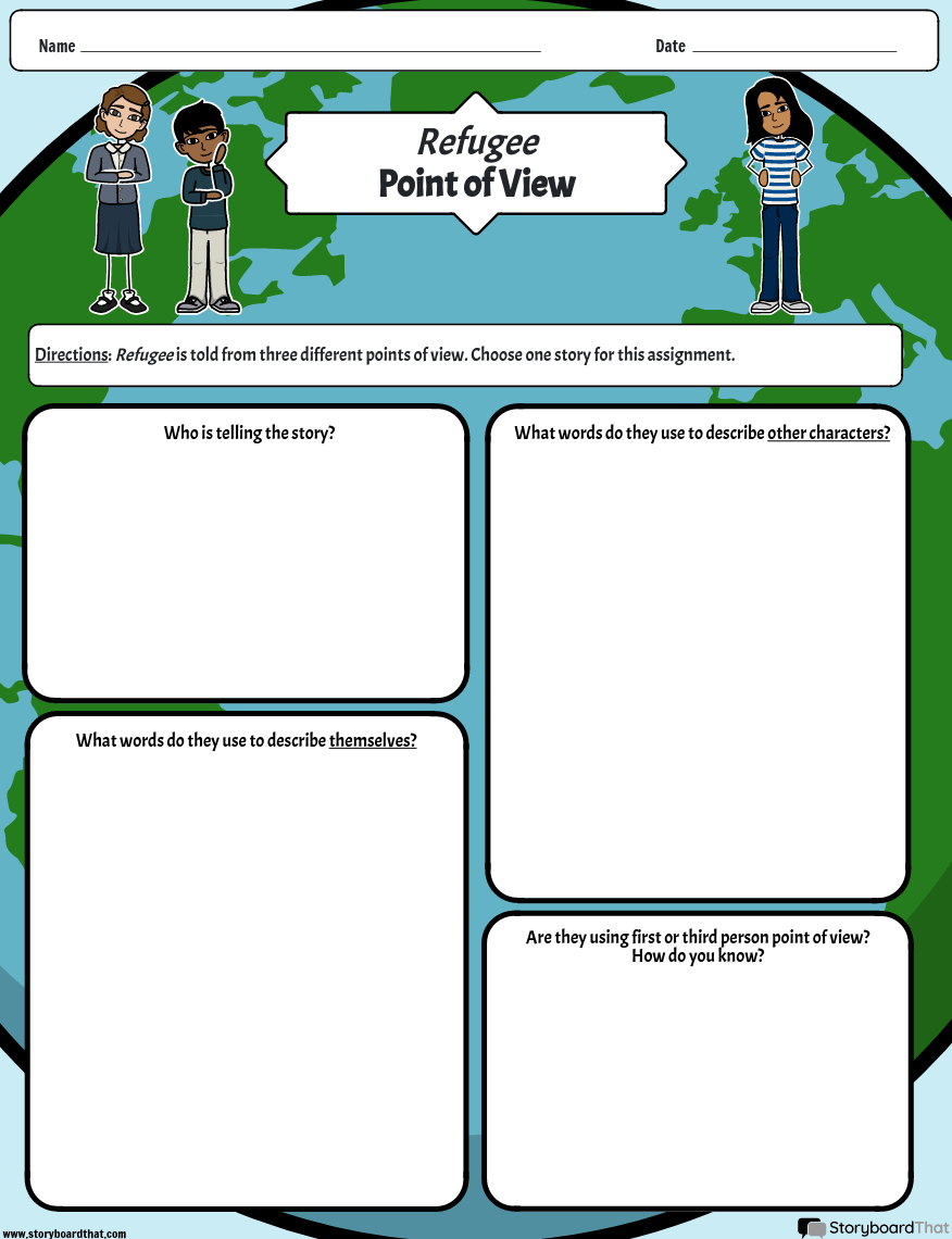 Refugee: Point of View Lesson Plan by Storyboard That
