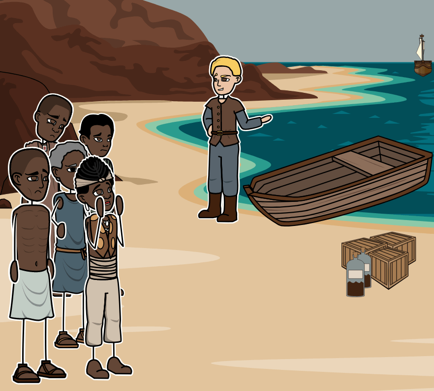 Comercio Triangular: Lección de Guión Gráfico Sobre la Trata de Esclavos