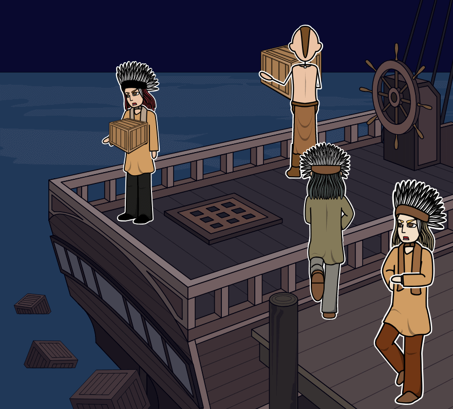 Boston Tea Party: Storyboard That 's Unterrichtsplan & Aktivitäten