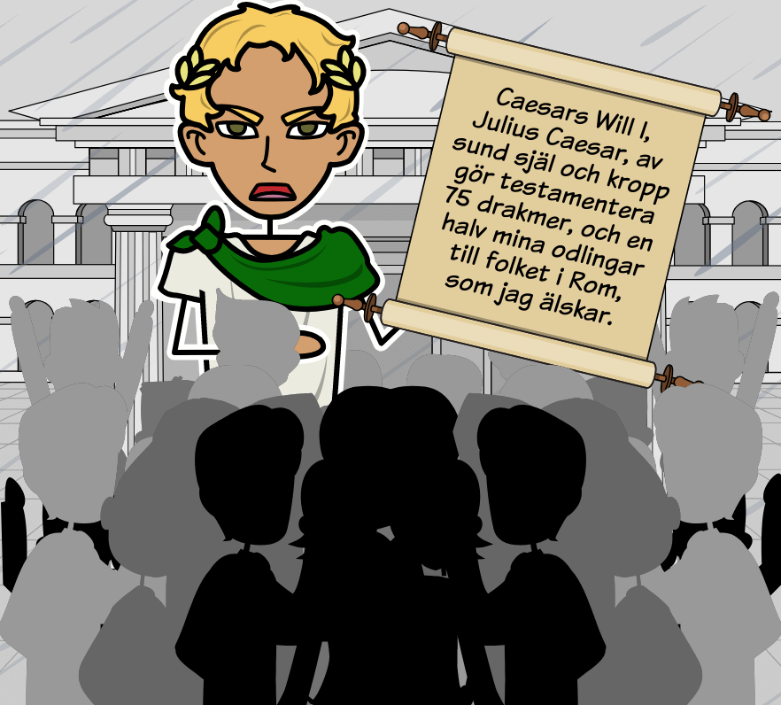 Julius Caesar: Ethos, Pathos, Logos Guide av Storyboard That