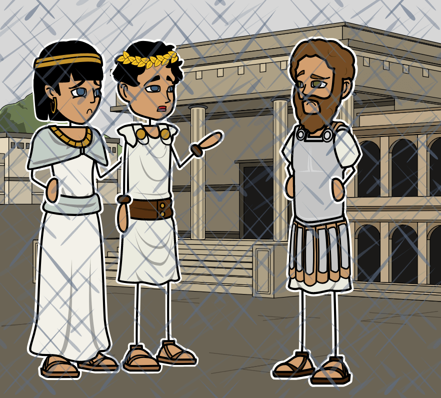 Oidipus Kuningas: Kolminäytöksinen Rakenneoppitunti Storyboard That