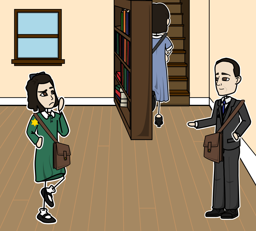 Anne Frank Visual Plot Diagram Activity On Storyboardthat