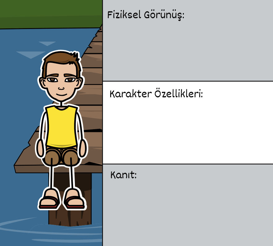 "The Raft" Karakterleri: Storyboard That 's Guide