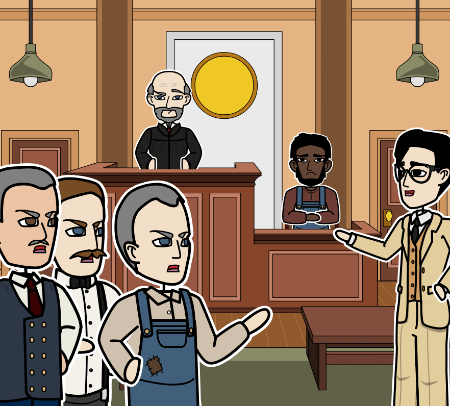 Potovanje Junaka TKAM: Skavt in Atticus | Storyboard That