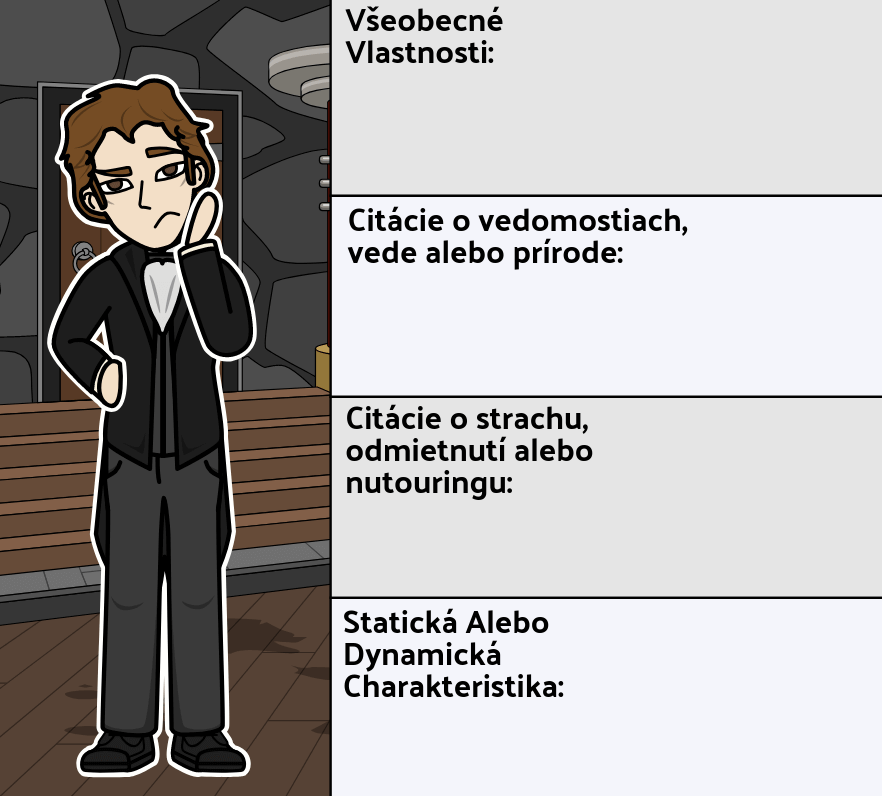 Mapa Znakov Frankenstein: Storyboard That je Bezplatná Aktivita