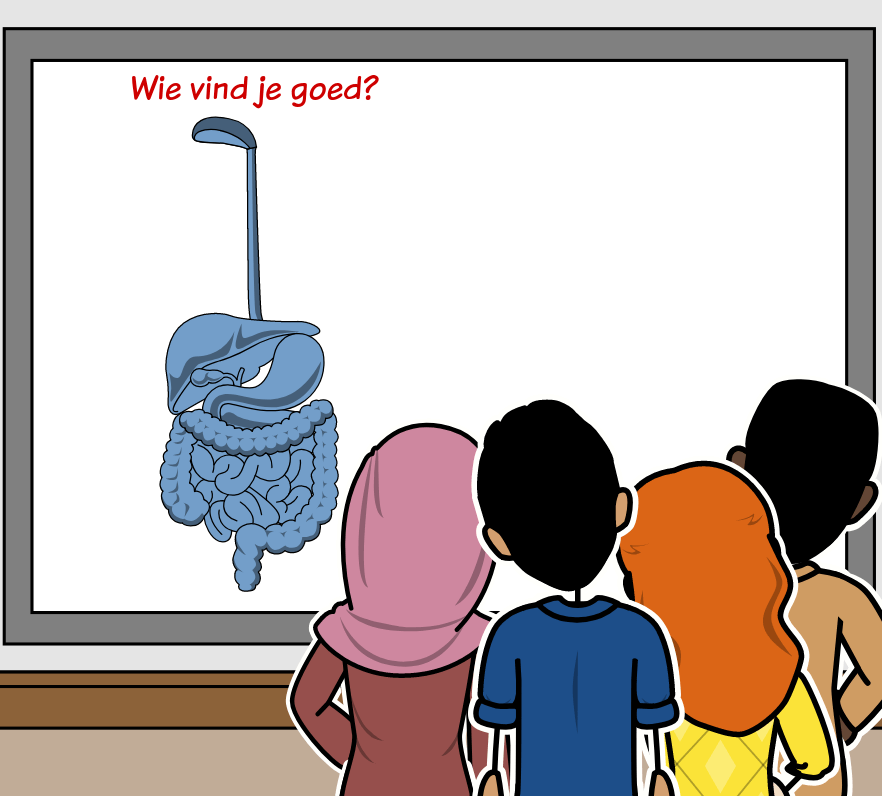 Het Spijsverteringssysteem Diagram Spijsverteringsactiviteiten