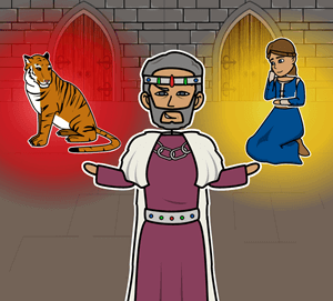 "Lady or the Tiger" Plot: Storyboard That Diagram