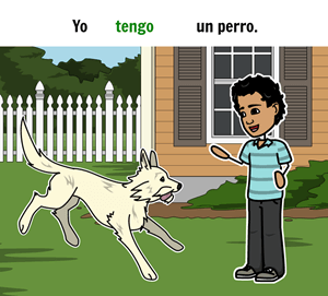 Tener Conjugation Practice: Storyboard That Spanish Lesson