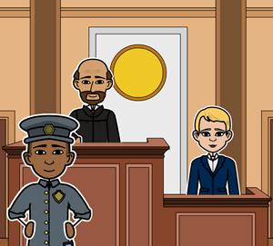 Judicial Branch 5 Ws: Storyboard That Analysis Activity