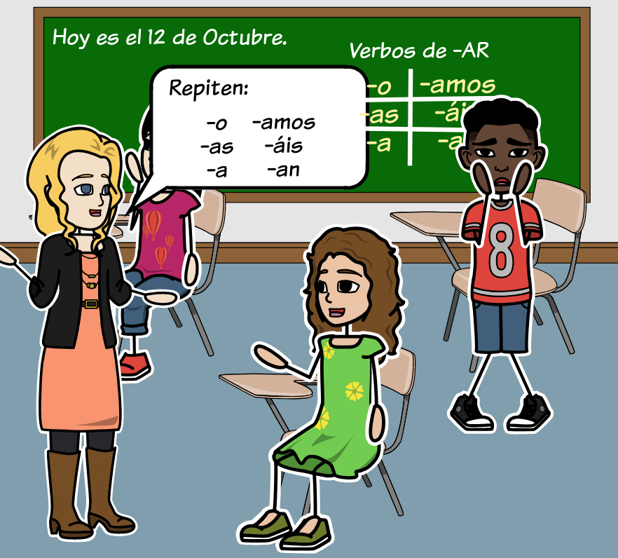 Spanish Classroom Object Vocabulary Practice