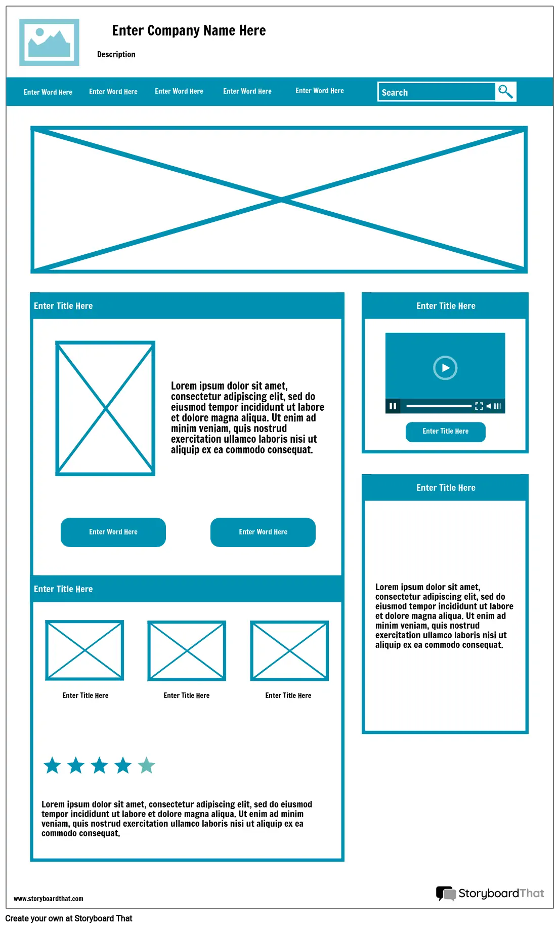 Wireframe Templates and Examples | FREE Wireframe Tool