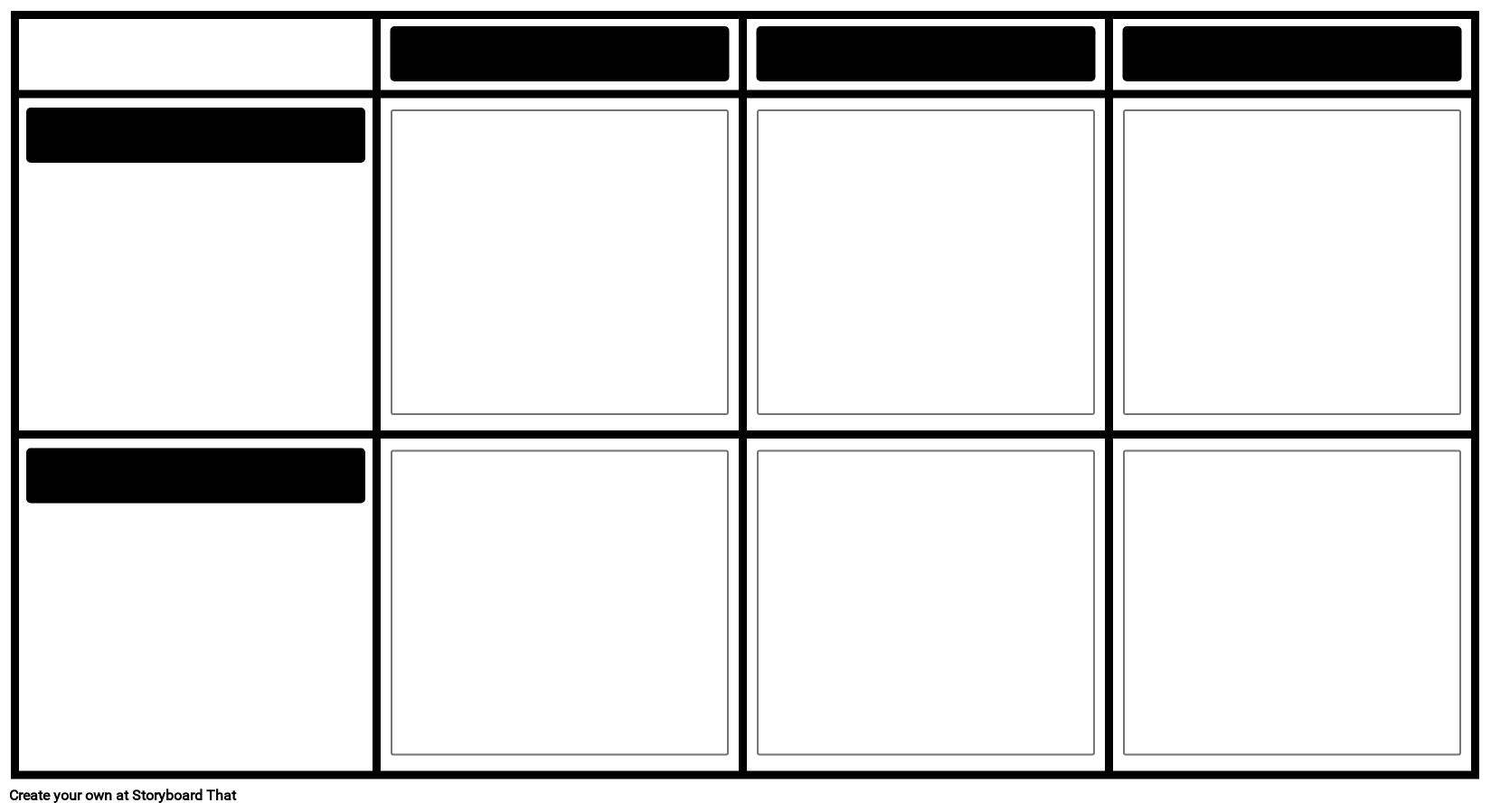 Storyboard With 3x2 Grid Of 43 Full Screen Screens On A4 Paper Free