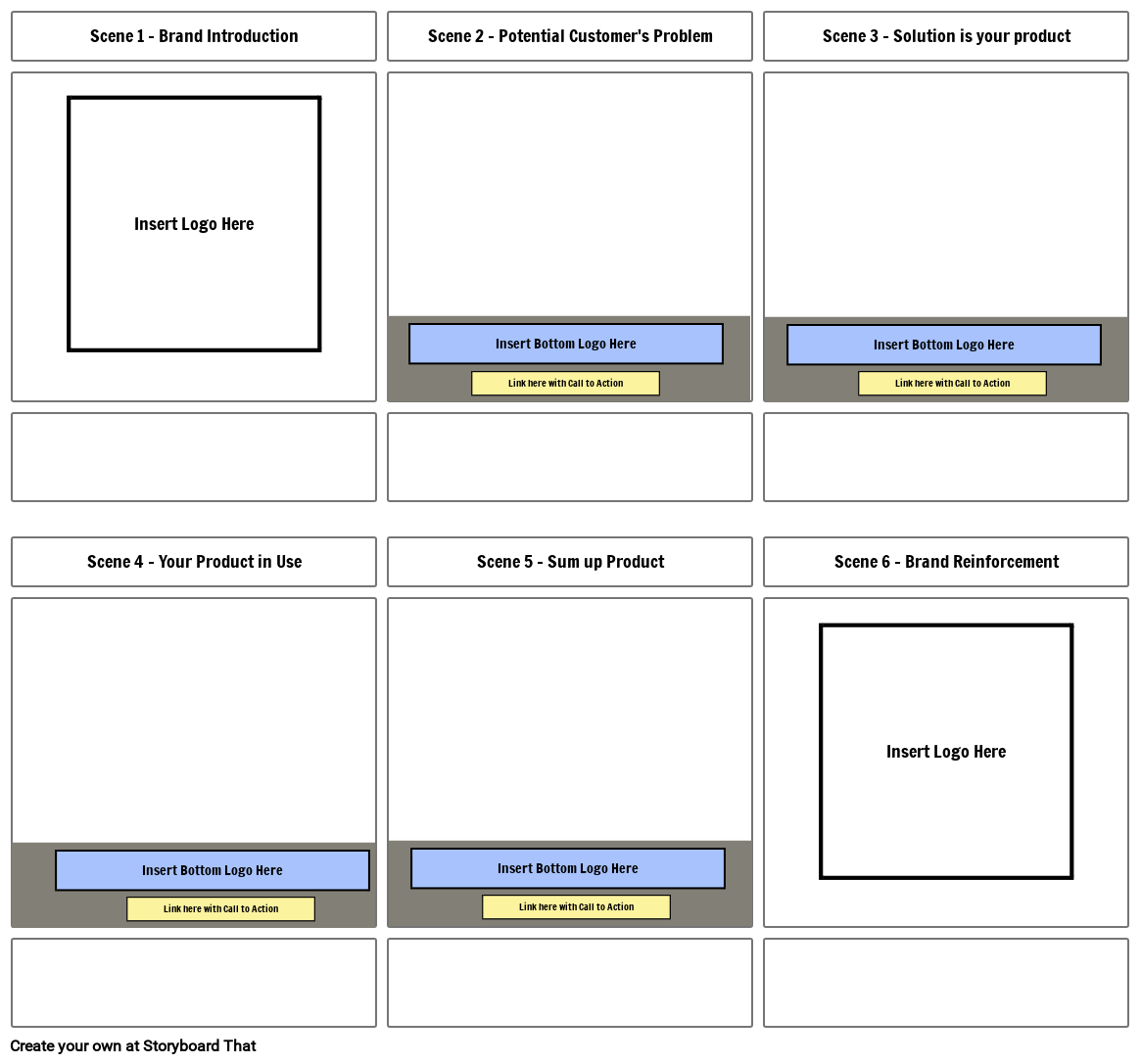 5 Modèles de Storyboard | Marketing Vidéo | Exemples de Story-board