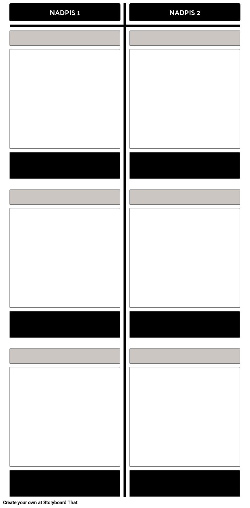 Pr zdn Porovn n T sch ma Storyboard Por Cs examples