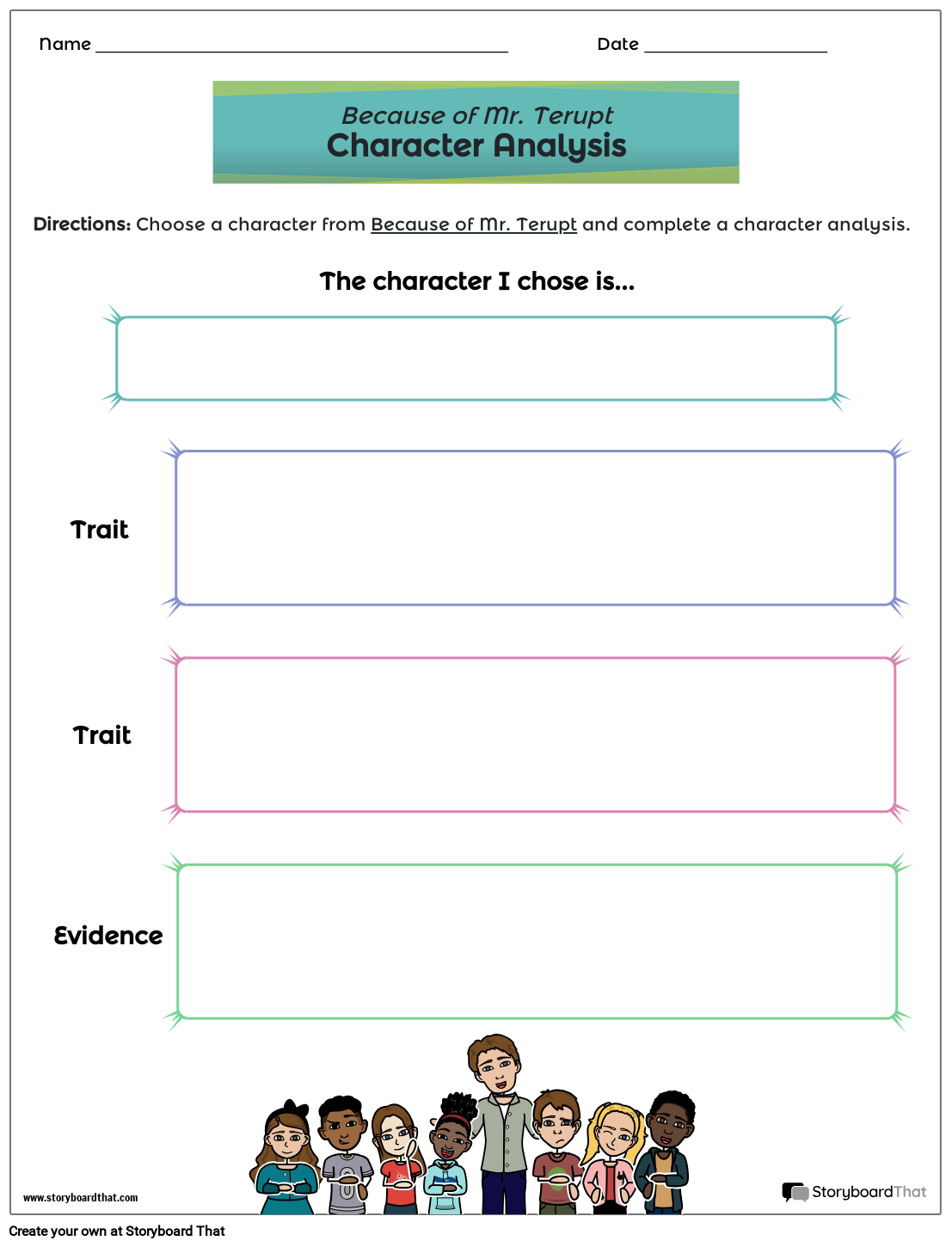 P klad Anal zy Postavy Storyboard Por Cs examples