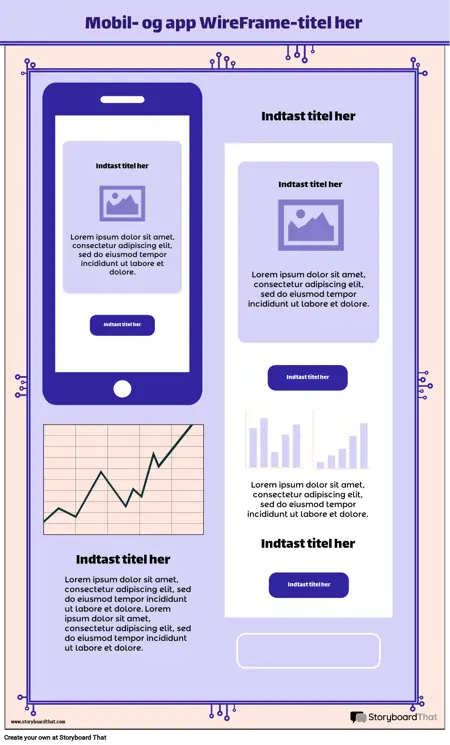 Mobile og App Wireframes | GRATIS Wireframe Tool