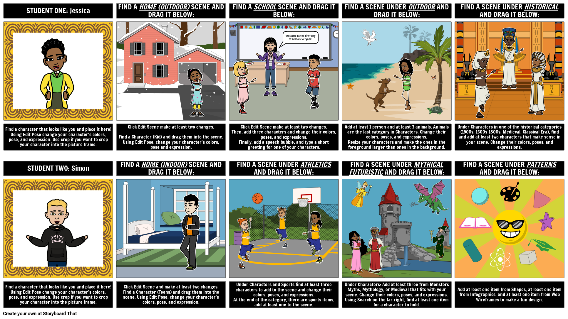 Pair Scavenger Hunt For Storyboard Creator Storyboard That Pair Scavenger Hunt For Storyboard Creator Storyboard That