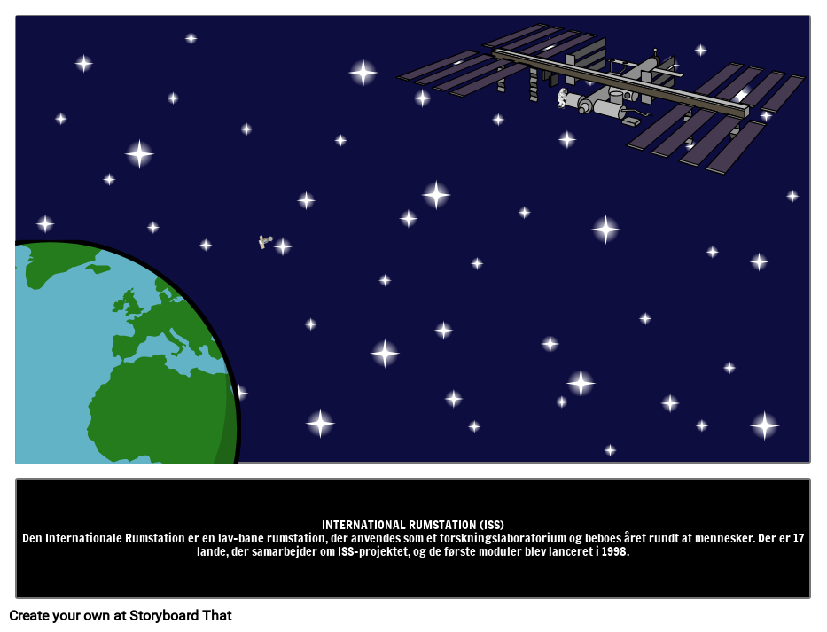 International Space Station Storyboard Af Da examples