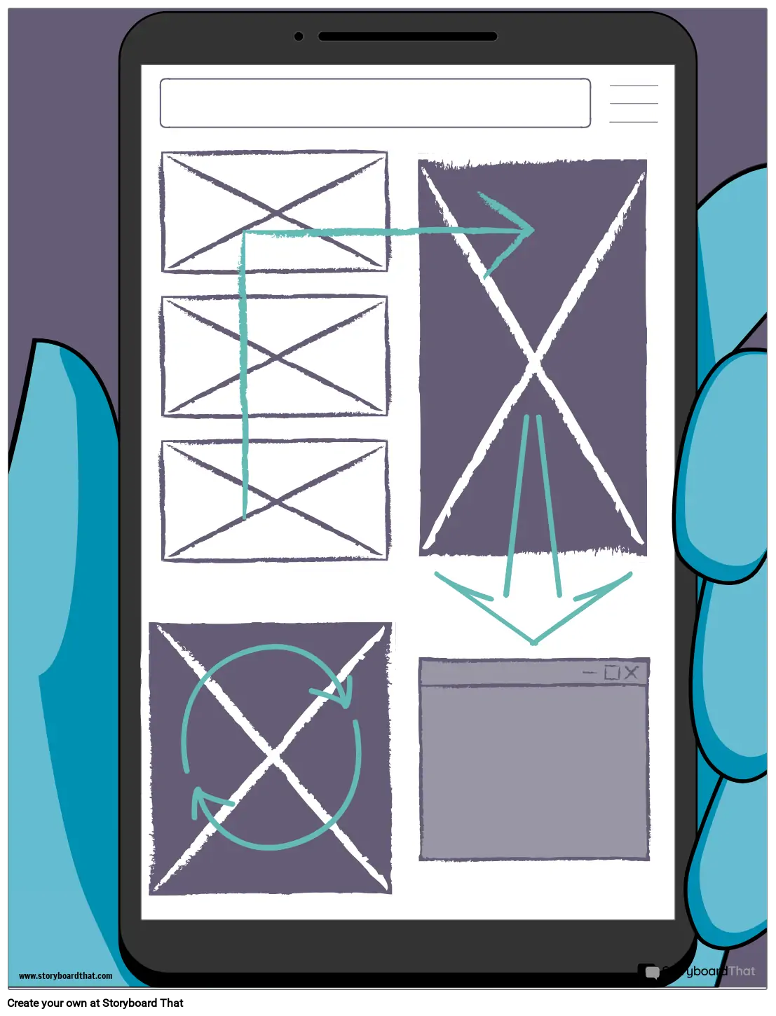 Wireframes Skizzieren | KOSTENLOSES Wireframe Tool