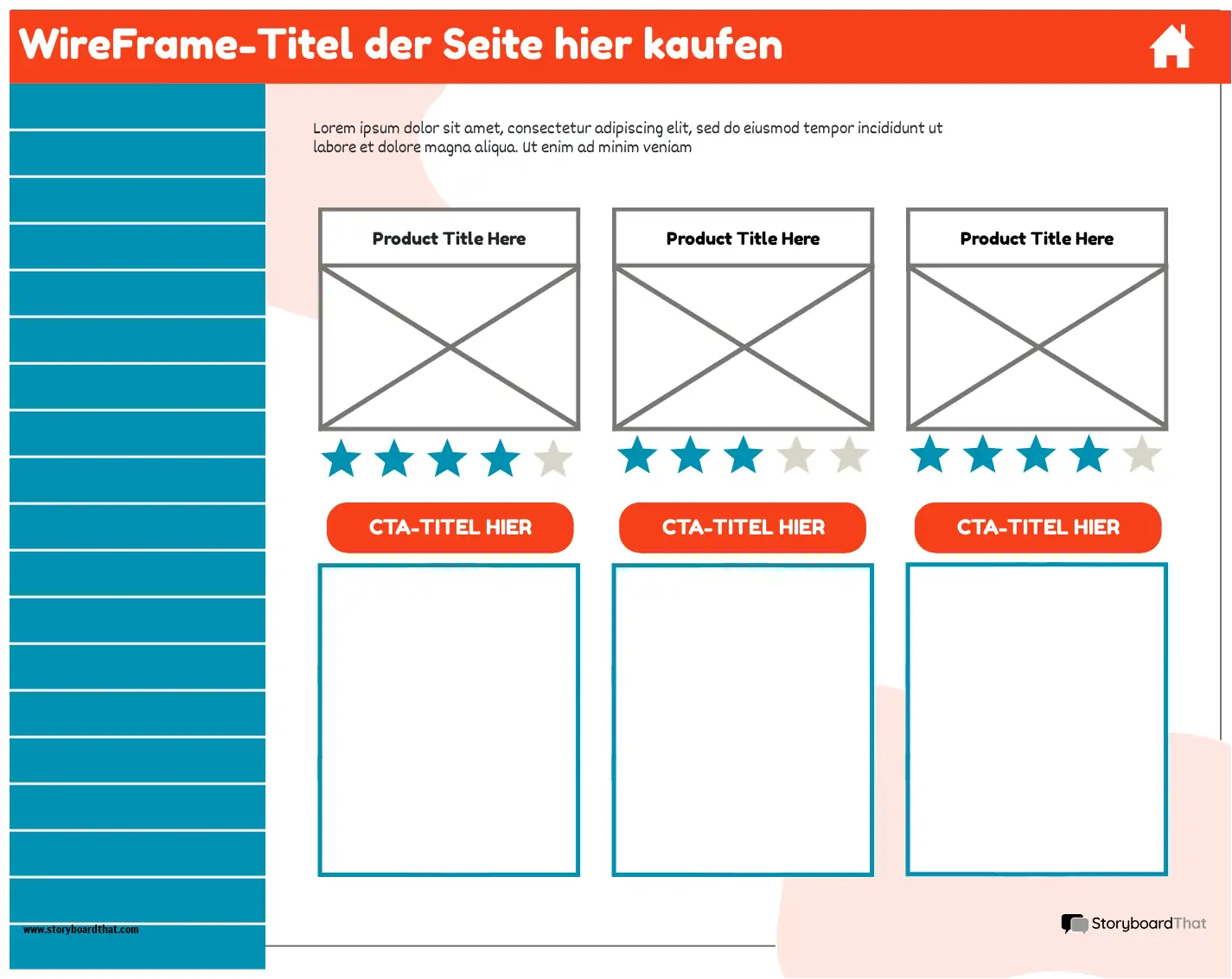 Purchase Page Wireframes | KOSTENLOSES Wireframe Tool