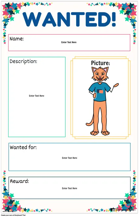 Crear Pósters Buscados | Plantilla de Póster Buscado