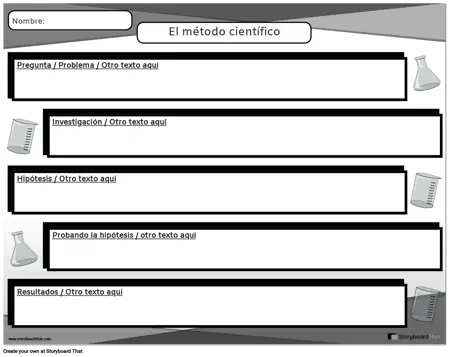 Plantillas de Hojas de Trabajo de Métodos Científicos | Hojas de ...