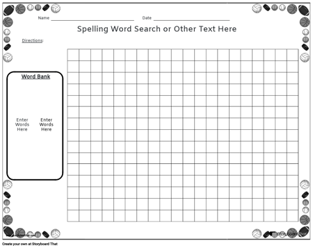 Hojas de Trabajo de Práctica de Ortografía | Plantillas de Hojas de ...