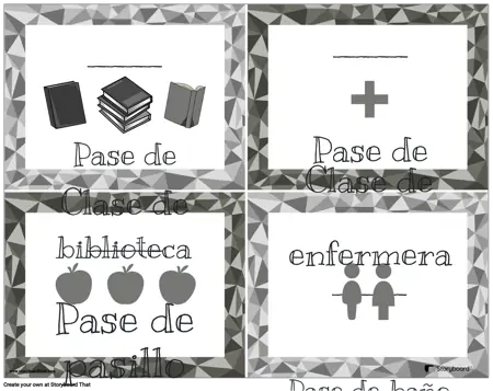 Plantilla de Pase de Pasillo | Pases de Pasillo Personalizados