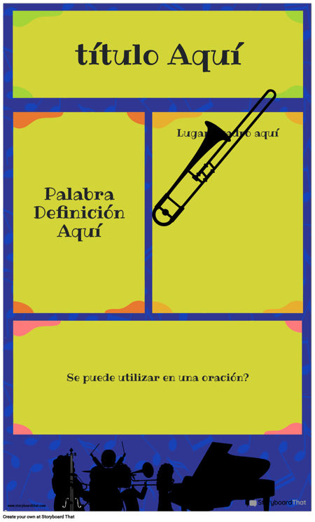 Hacer Carteles de Vocabulario | Plantillas de Carteles en Inglés