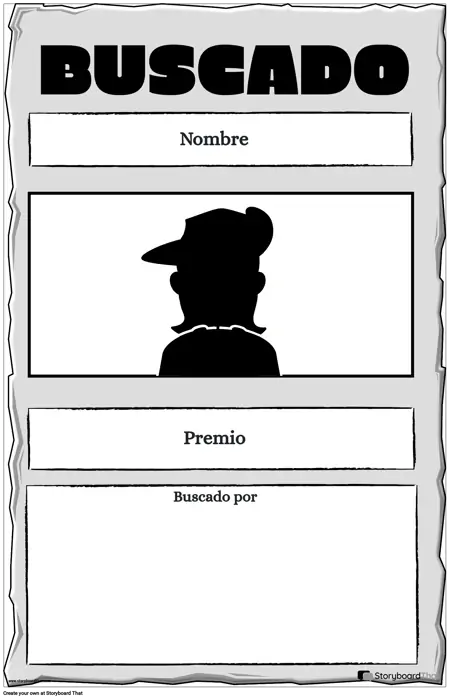 Crear Pósters Buscados | Plantilla de Póster Buscado