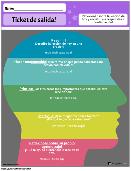 Crear un Ticket de Salida | Salir de la Plantilla de Entradas e Ideas