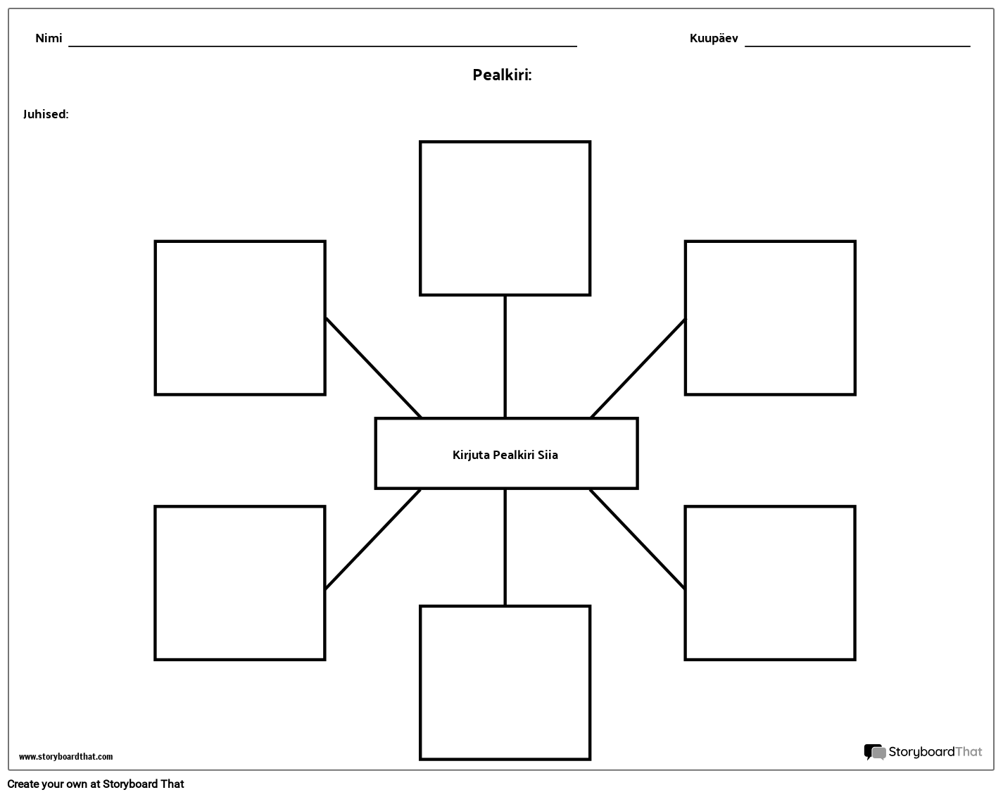 Spider Map - 6 Storyboard por et-examples