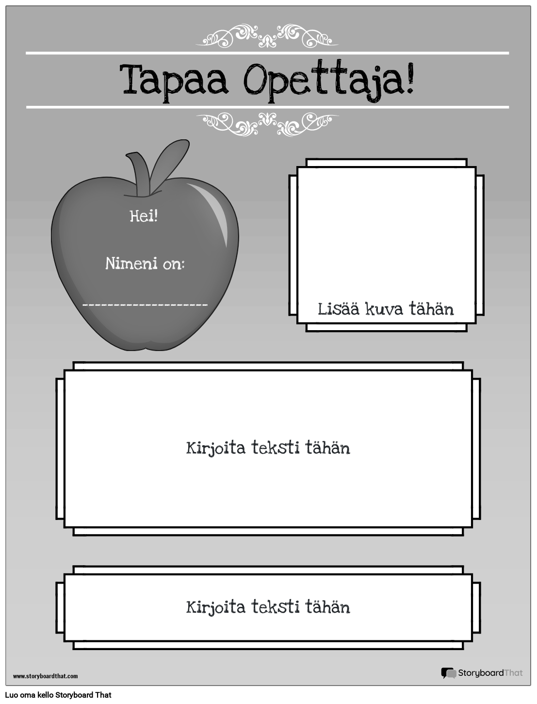 Meet Teach 1 Storyboard Par Fi examples