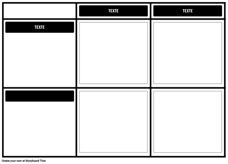 Modèles de Graphiques et de Grilles | Galerie de Modèles de Storyboard