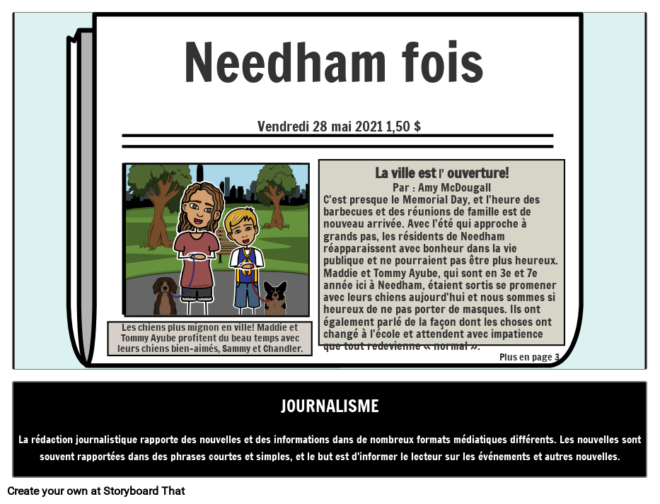 D finition Journalistique Storyboard Per Fr examples