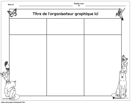 Modèles D'organisateur Graphique — Créez Votre Propre Feuille de Calcul ...