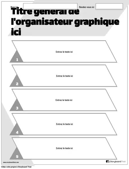 Modèles D'organisateur Graphique — Créez Votre Propre Feuille de Calcul ...