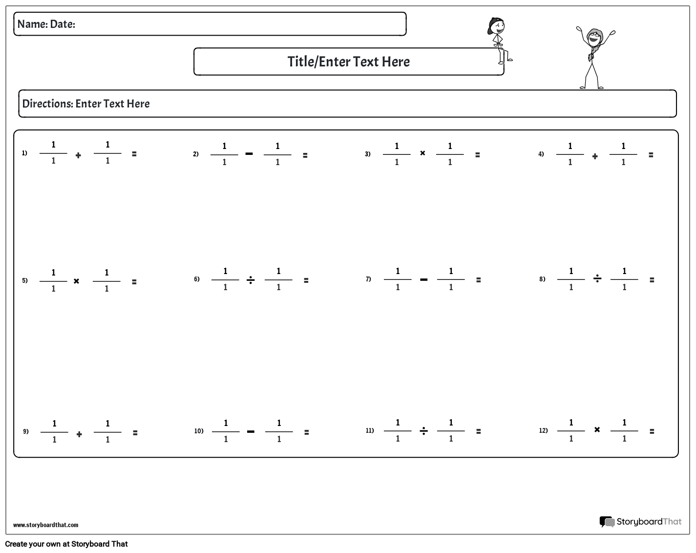Razlomci 5 Storyboard Per Hr examples