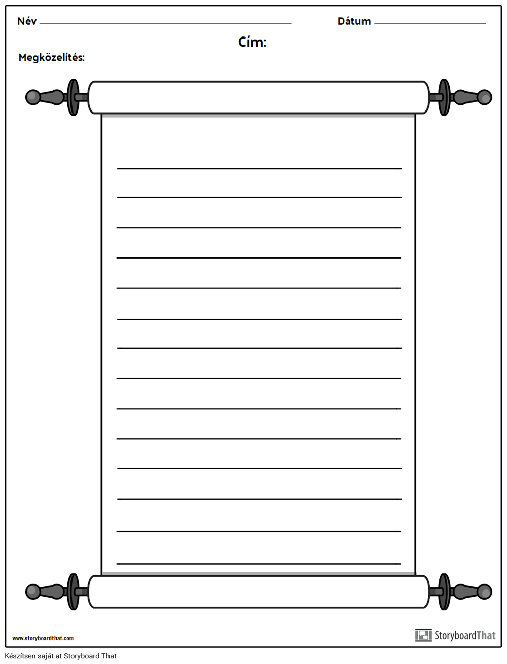 Tekercs Storyboard by hu-examples
