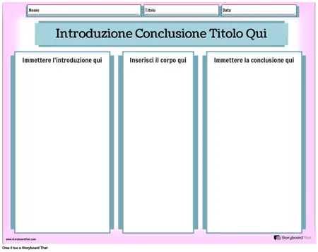 Scrivere Introduzioni e Conclusioni Fogli di Lavoro | StoryboardThat