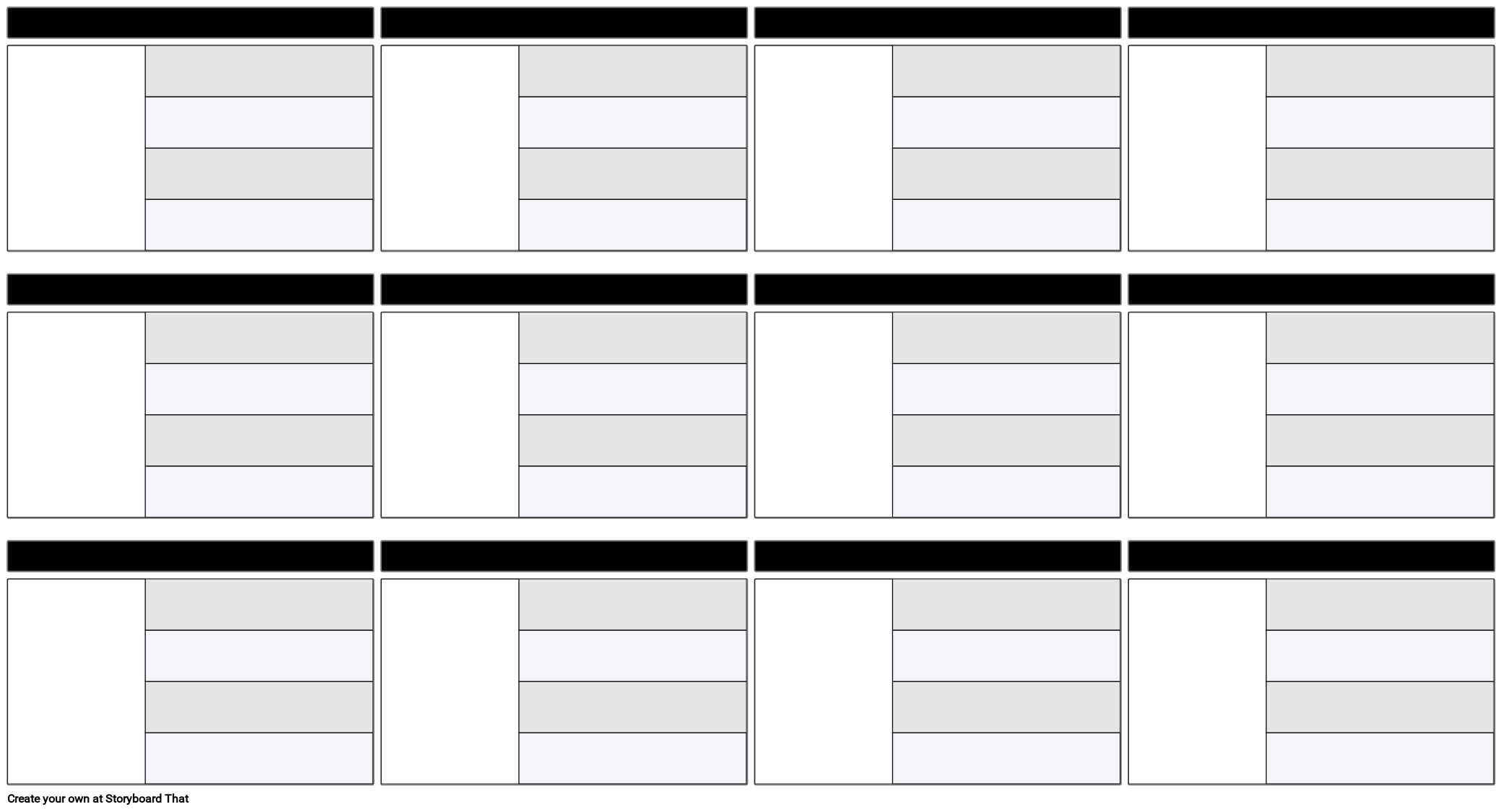 Mappa Dei Caratteri 16x9 4 Campi Storyboard Av It examples