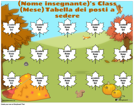 Modello di Tabella dei Posti a Sedere | Grafici dei Posti Personalizzati