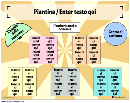 Modello di Tabella dei Posti a Sedere | Grafici dei Posti Personalizzati